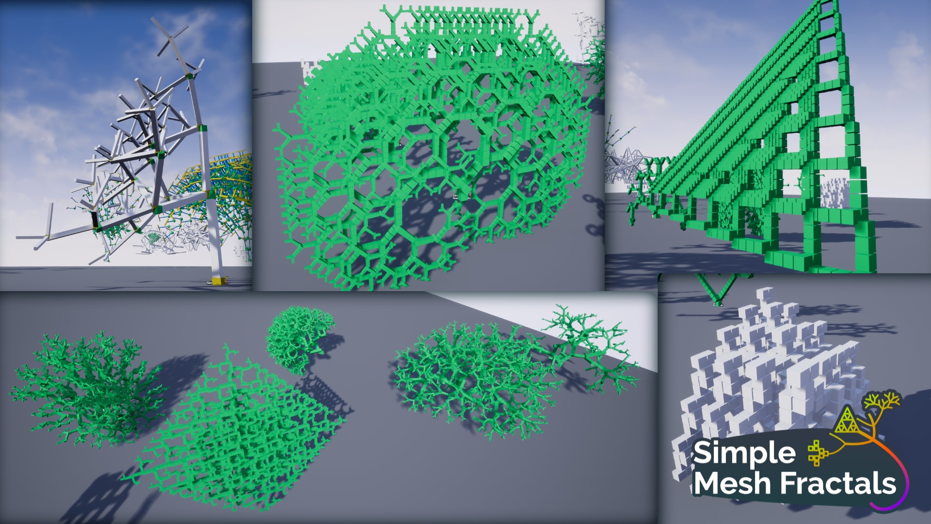 Simple Mesh Fractals, 카테고리 블루프린트 - UE 마켓플레이스