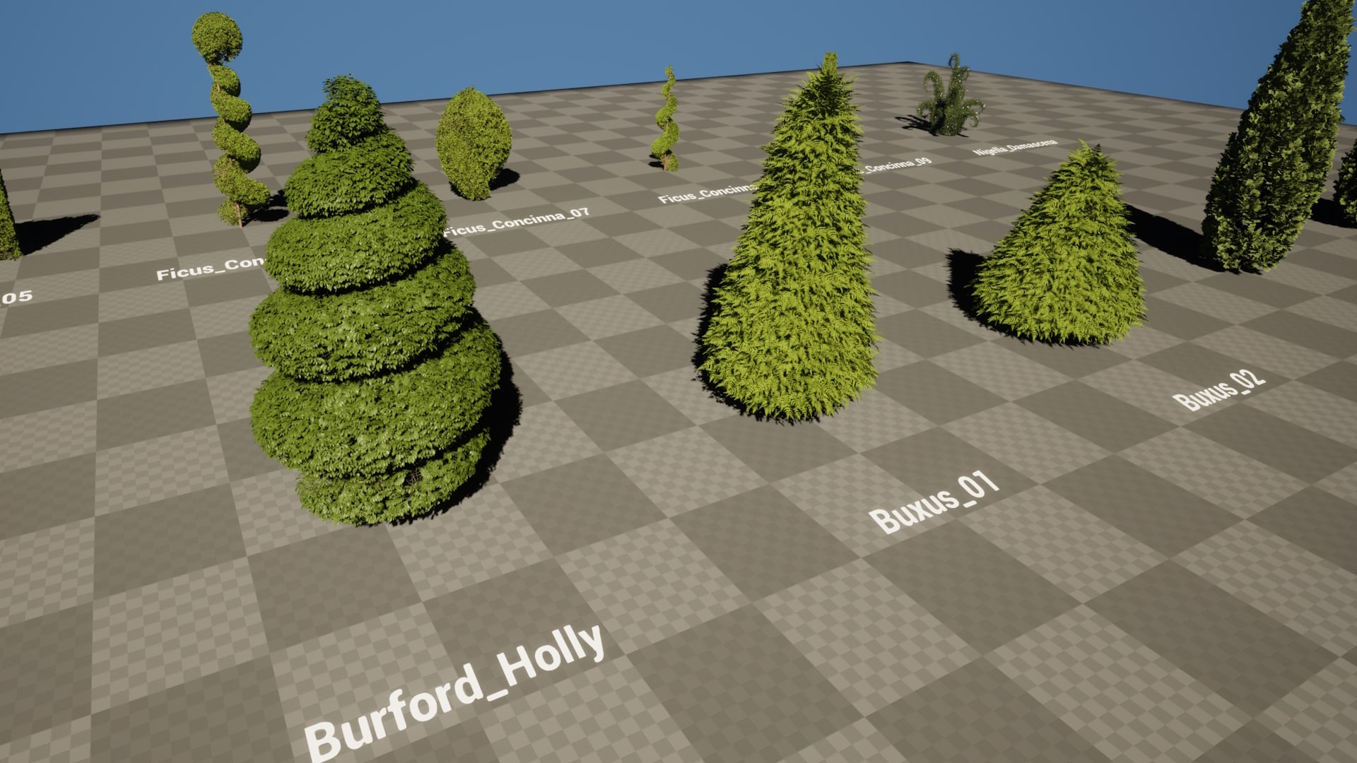 Formal Bush Collection in Props - UE Marketplace