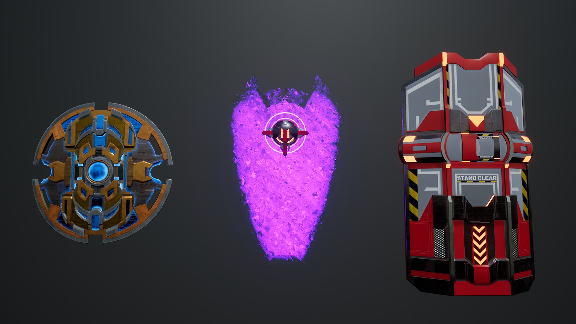 Modular Sci Fi Shields Pack In Weapons Ue Marketplace