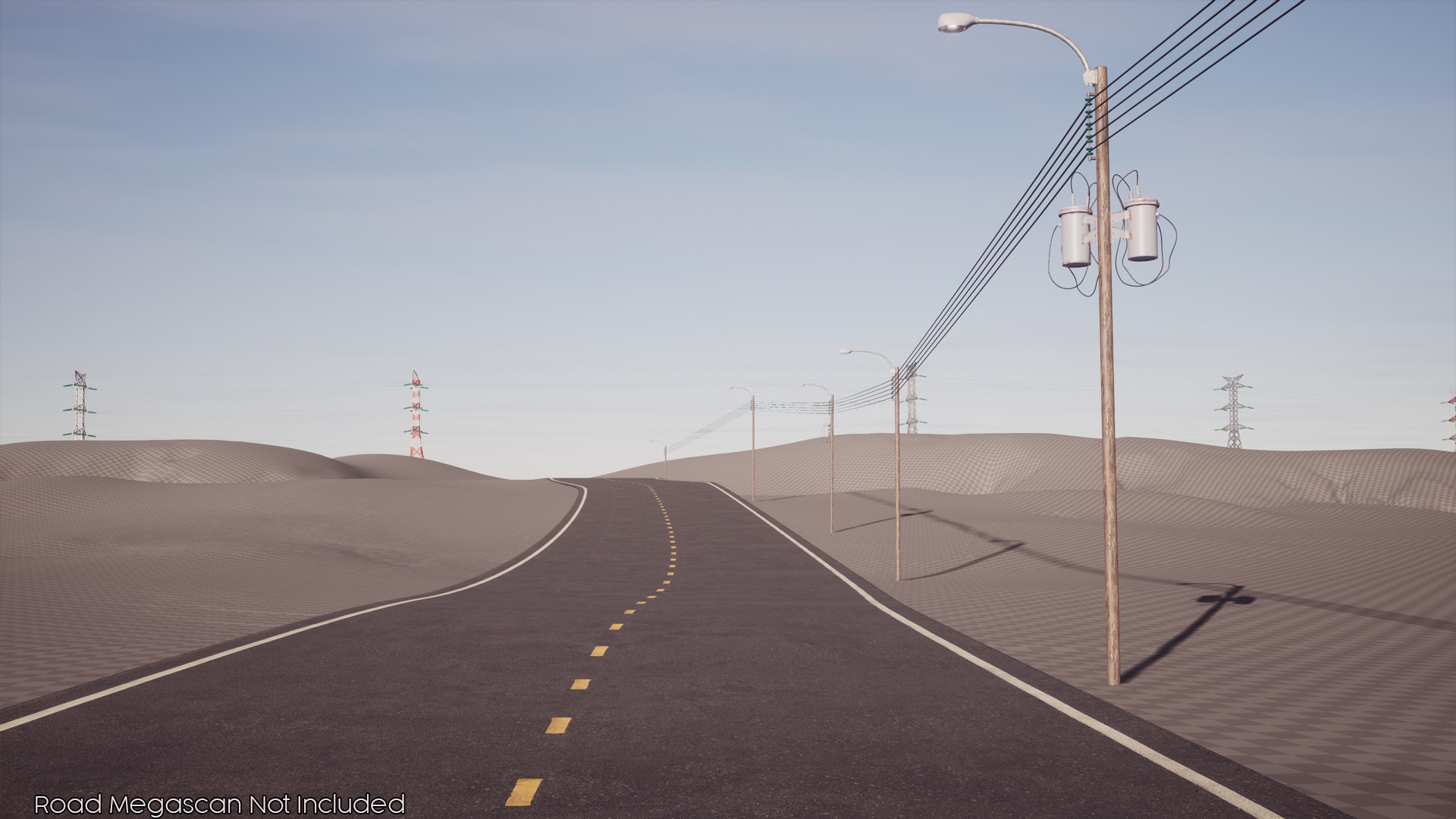 Procedural Powerline Generator in Props - UE Marketplace