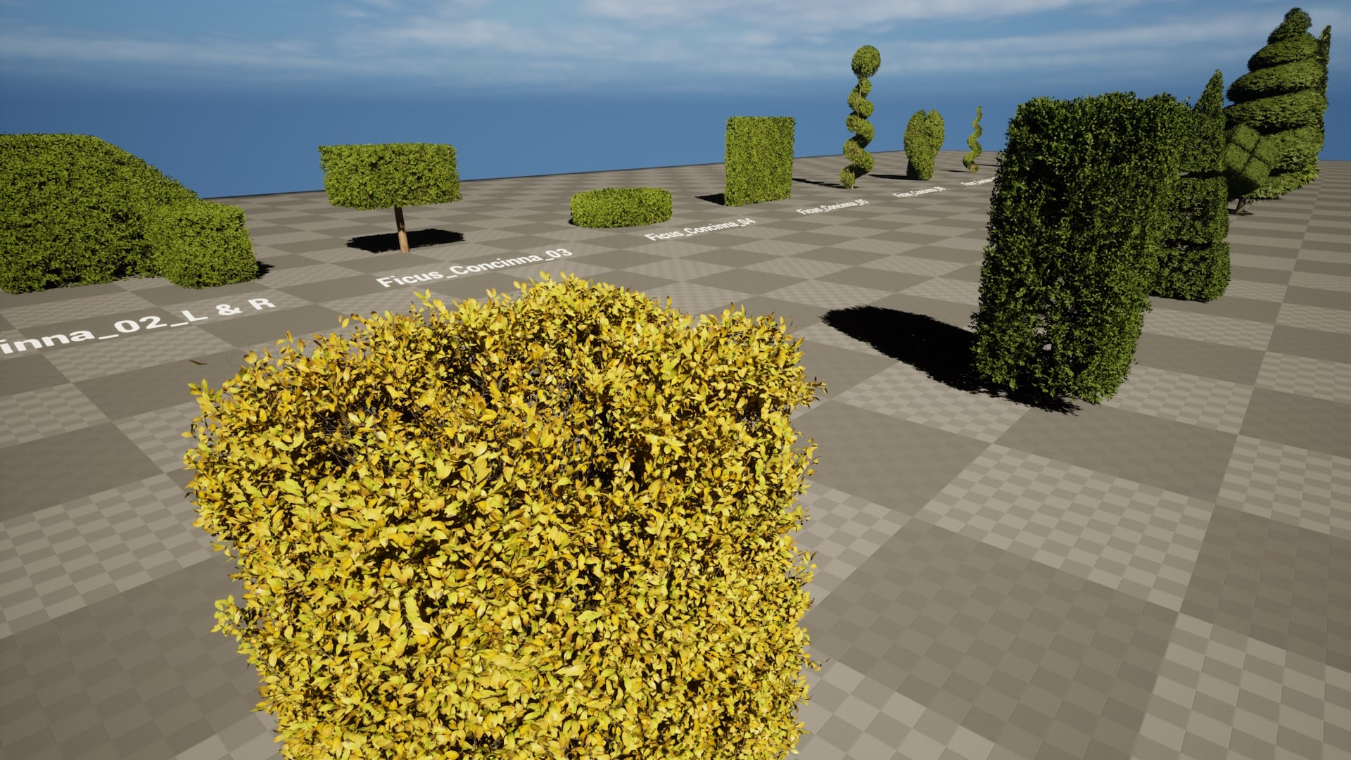 Formal Bush Collection in Props - UE Marketplace