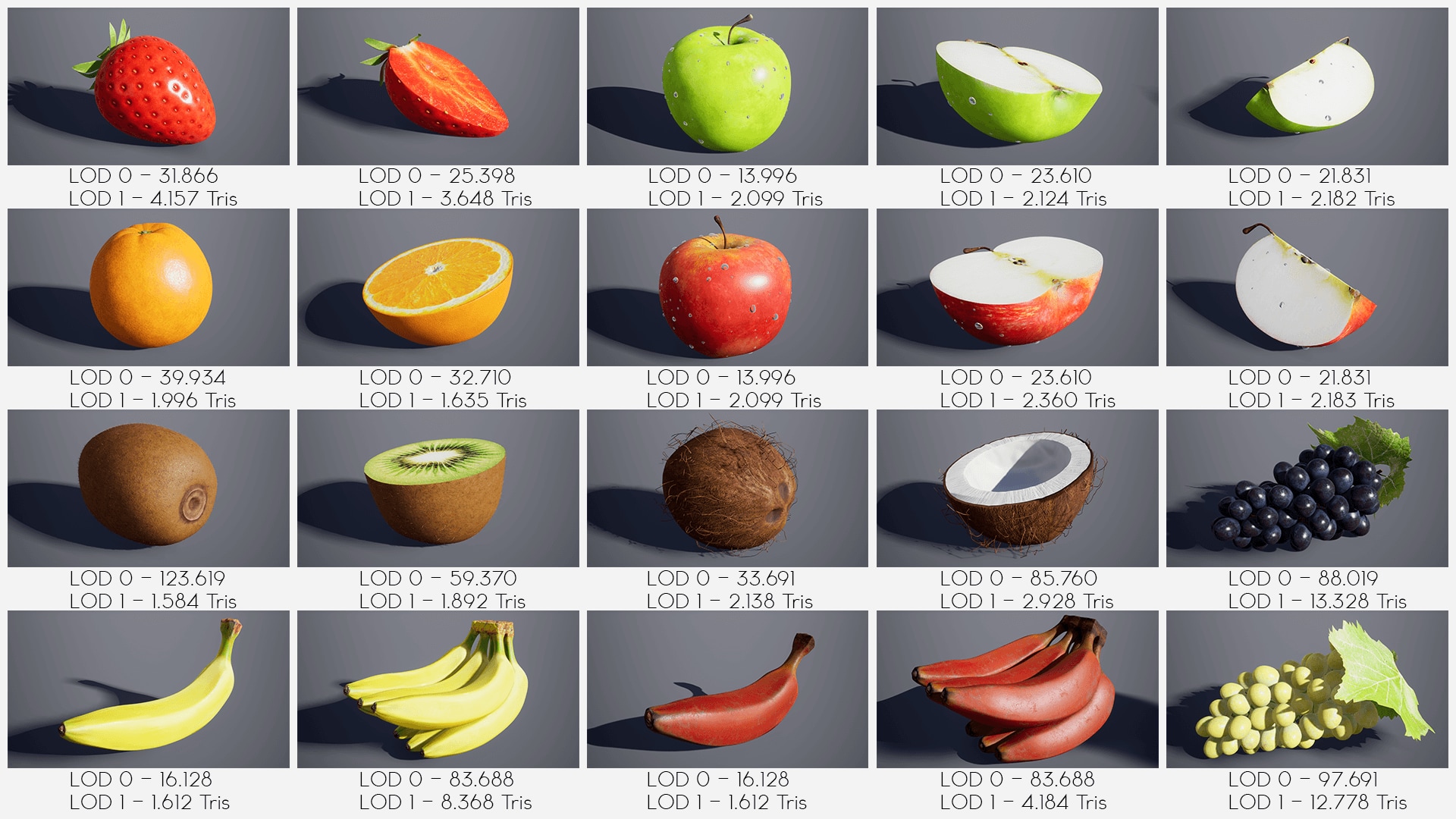 Fruit Pack in Architectural Visualization - UE Marketplace