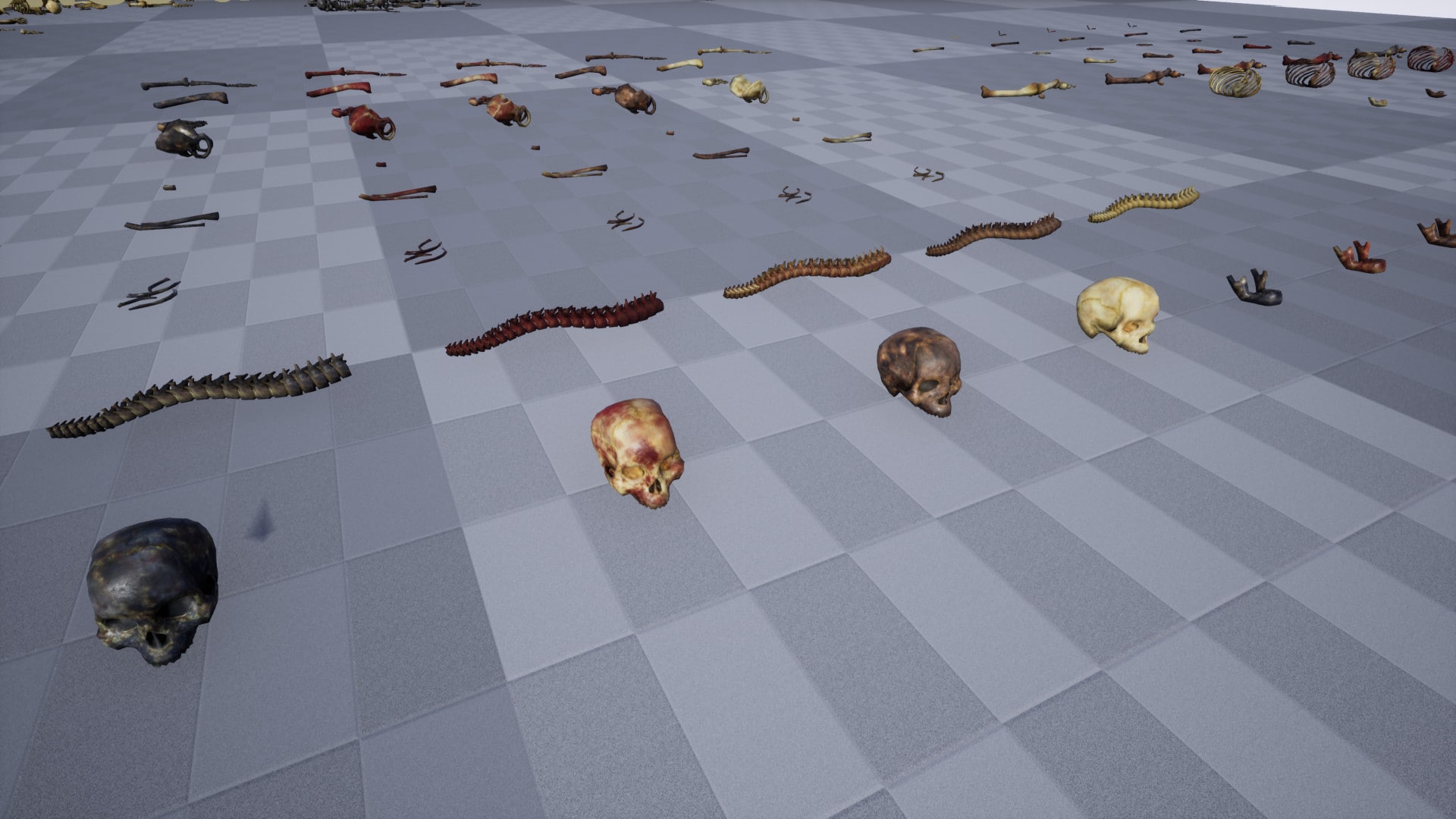 Pack of Human Bones in Props - UE Marketplace