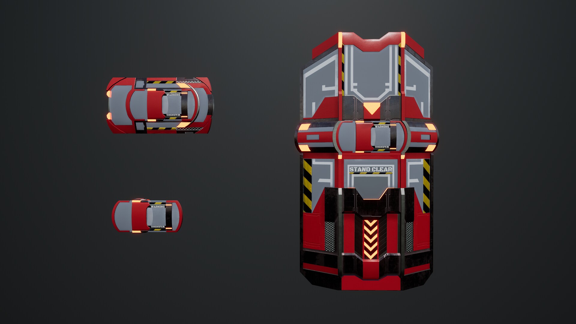 Modular Sci Fi Shields Pack In Weapons Ue Marketplace