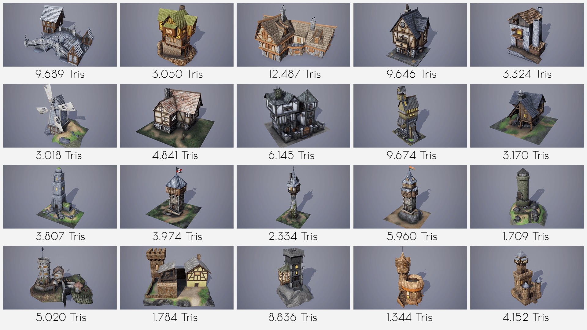 Medieval Fantasy Buildings in Environments - UE Marketplace