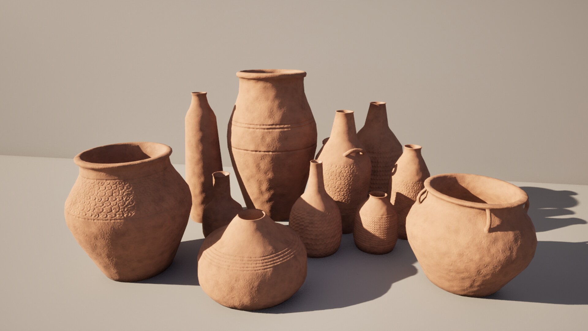 11 Ancientmedieval Vases Bonus Terracotta Variant In Props Ue