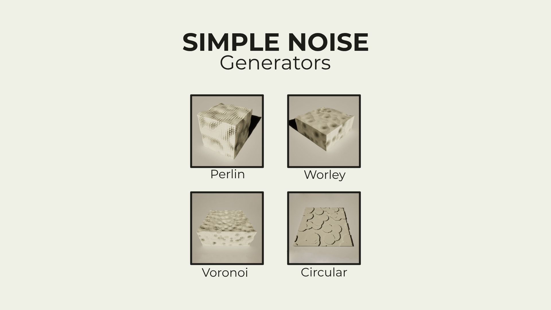 Simple Noise Generators Perlin Worley And More In Code Plugins