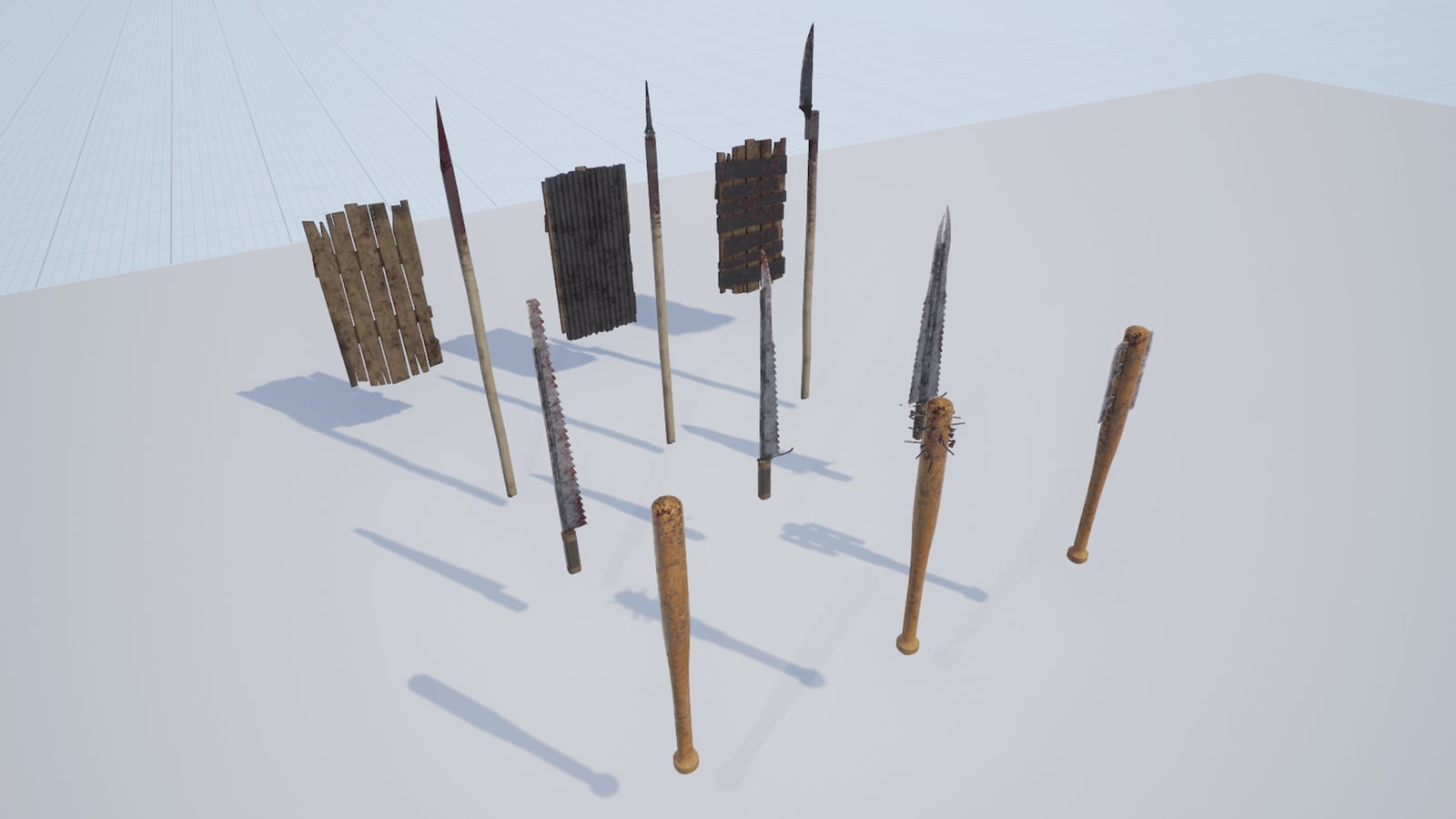 Upgradeable Improvised Weapons in Weapons - UE Marketplace