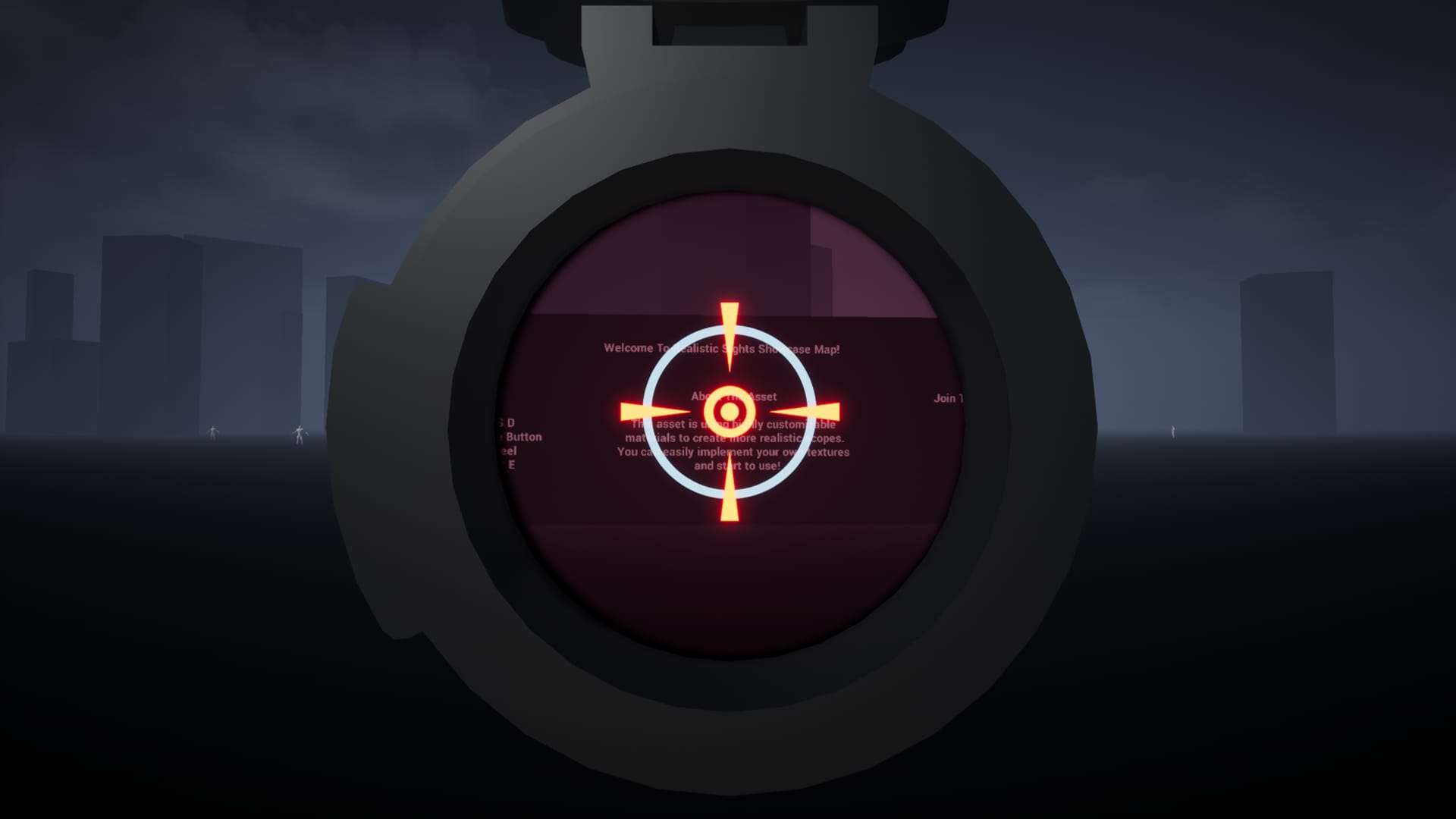 Realistic Sights in Materials - UE Marketplace