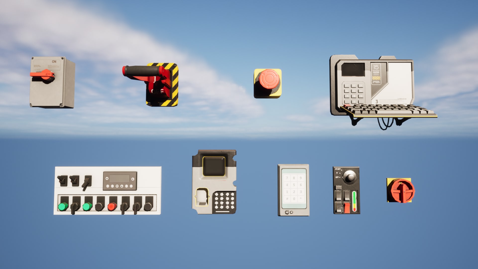 Huge Modular Industrial Kit in Props - UE Marketplace