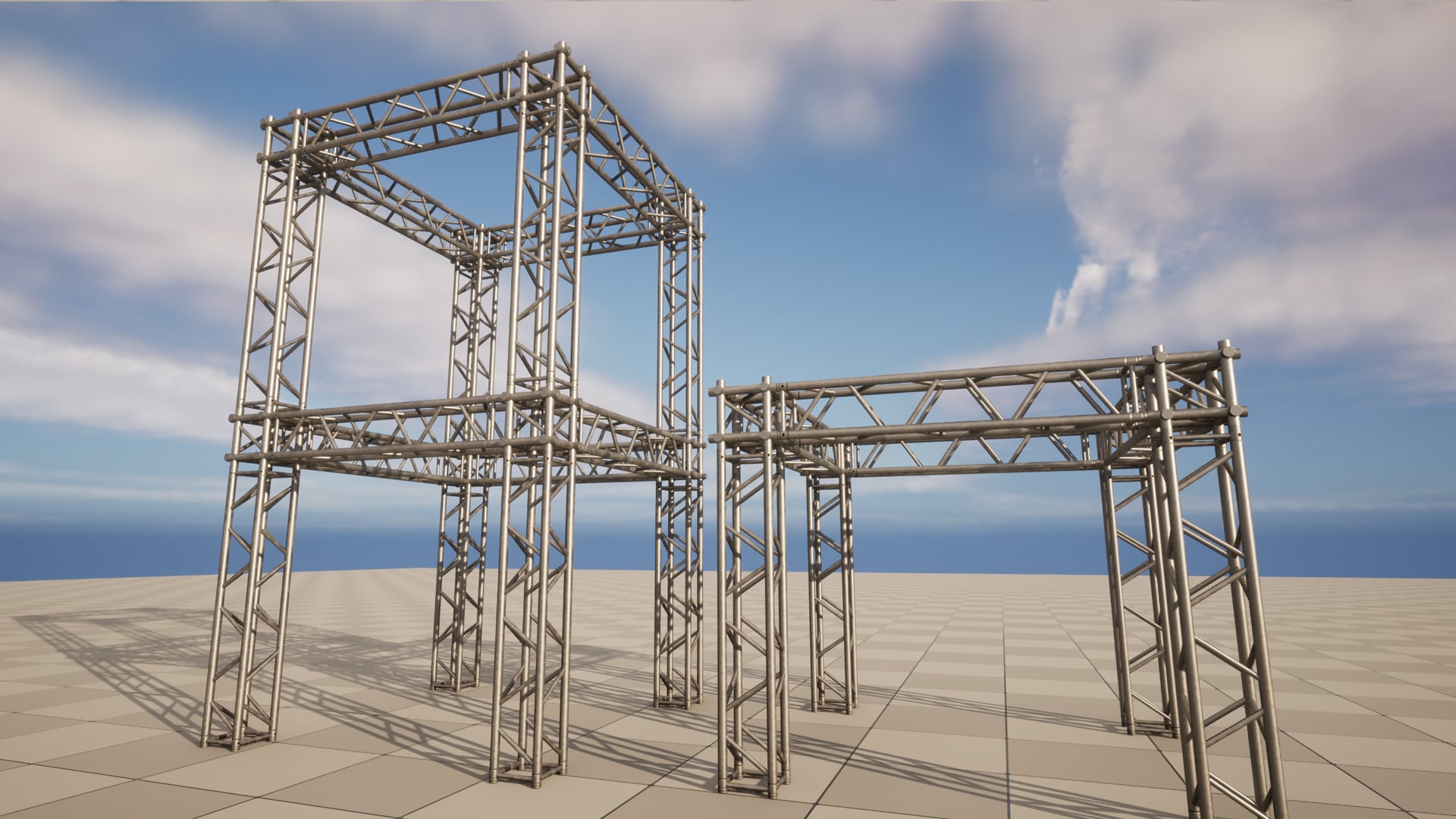 Huge Modular Industrial Kit in Props - UE Marketplace