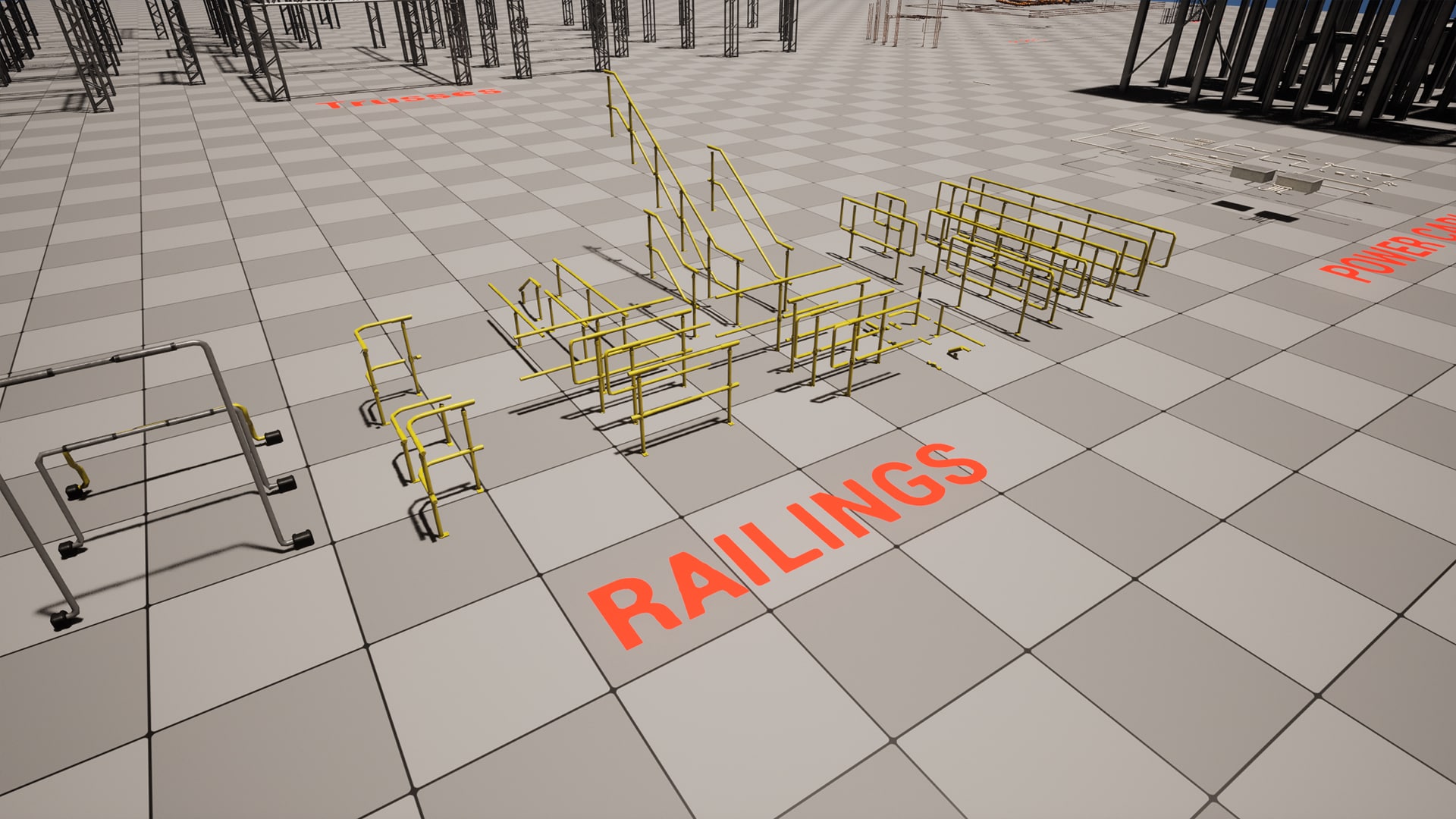 Huge Modular Industrial Kit in Props - UE Marketplace