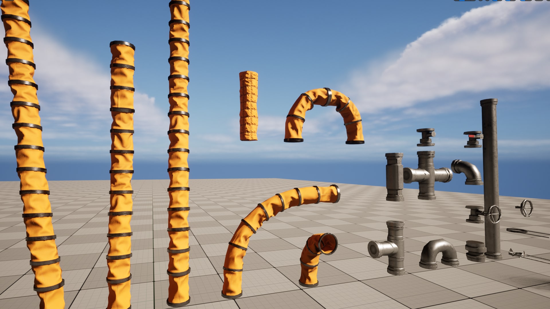 Huge Modular Industrial Kit in Props - UE Marketplace