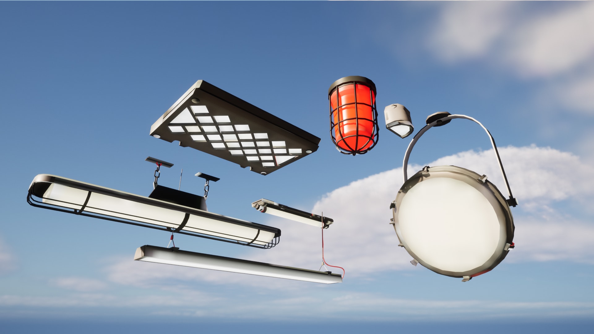 Huge Modular Industrial Kit in Props - UE Marketplace
