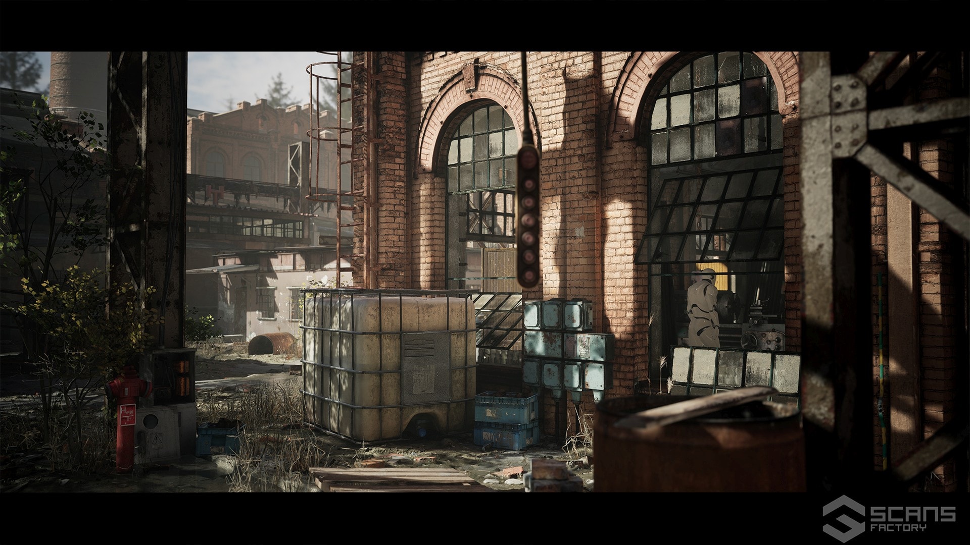 Scans Industrial Abandoned Buildings Modular Environment 카테고리 배경