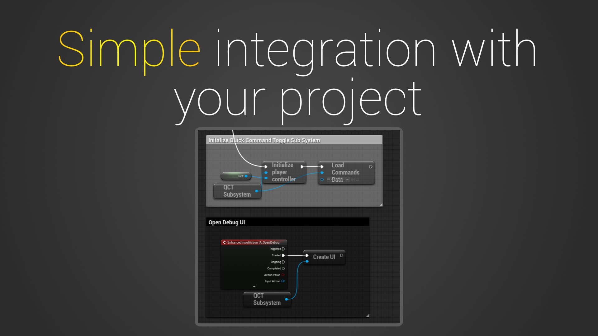 Quick Command Toggle in Code Plugins - UE Marketplace