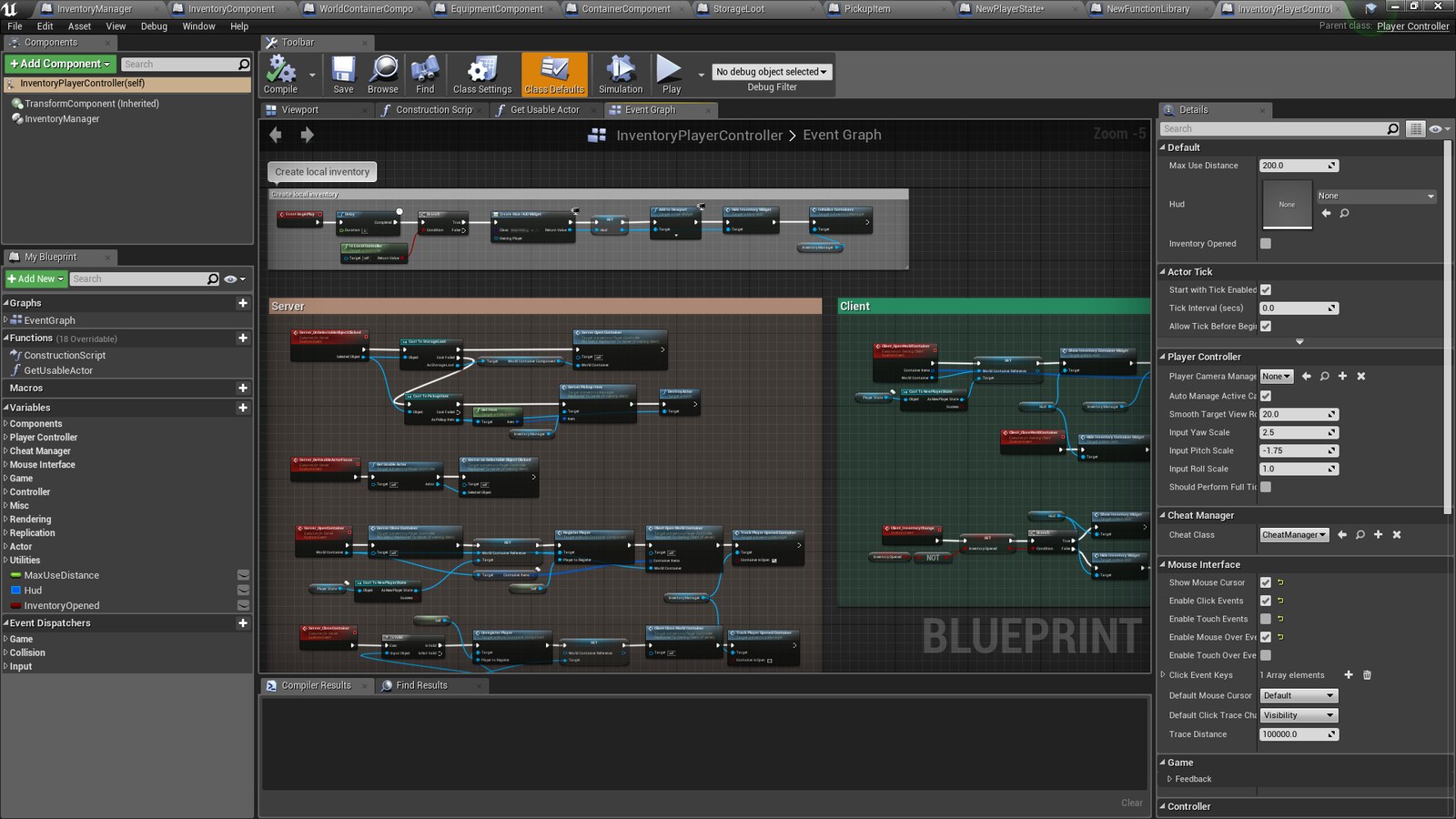 Multiplayer RPG Inventory System in Blueprints - UE Marketplace