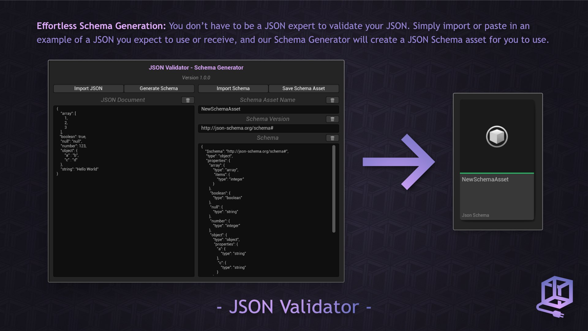JSON Validator in Code Plugins - UE Marketplace