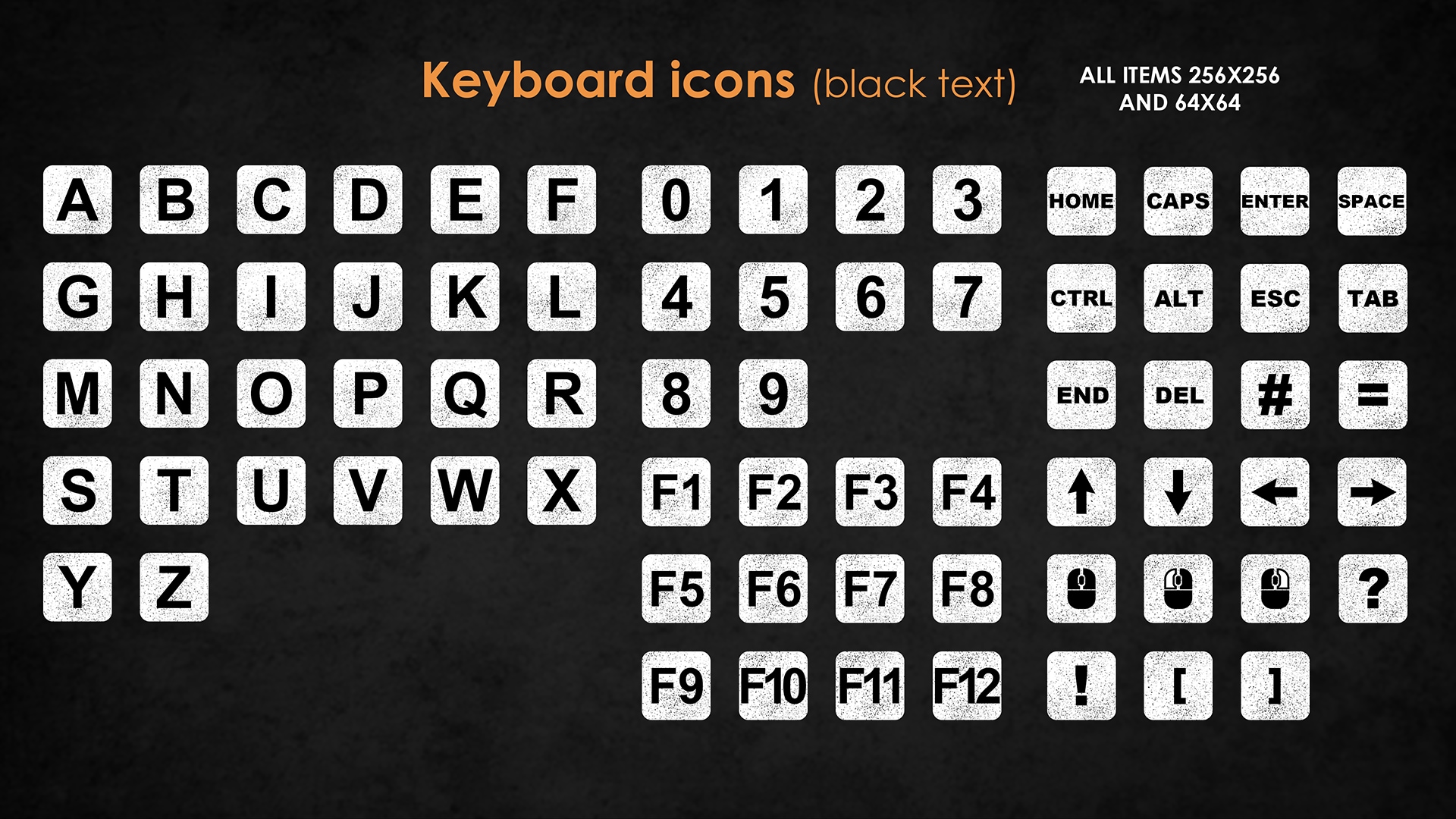 Flat Game Icons Pack In 2d Assets Ue Marketplace