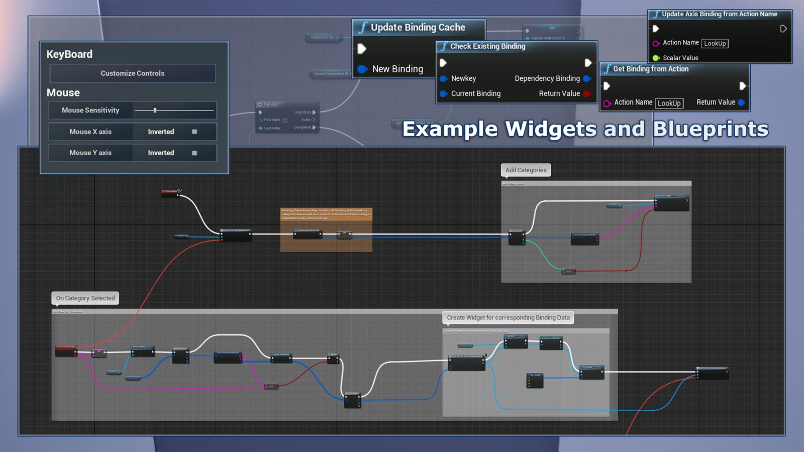 在插件创建的Dynamic KeyBinding System - 虚幻引擎商城