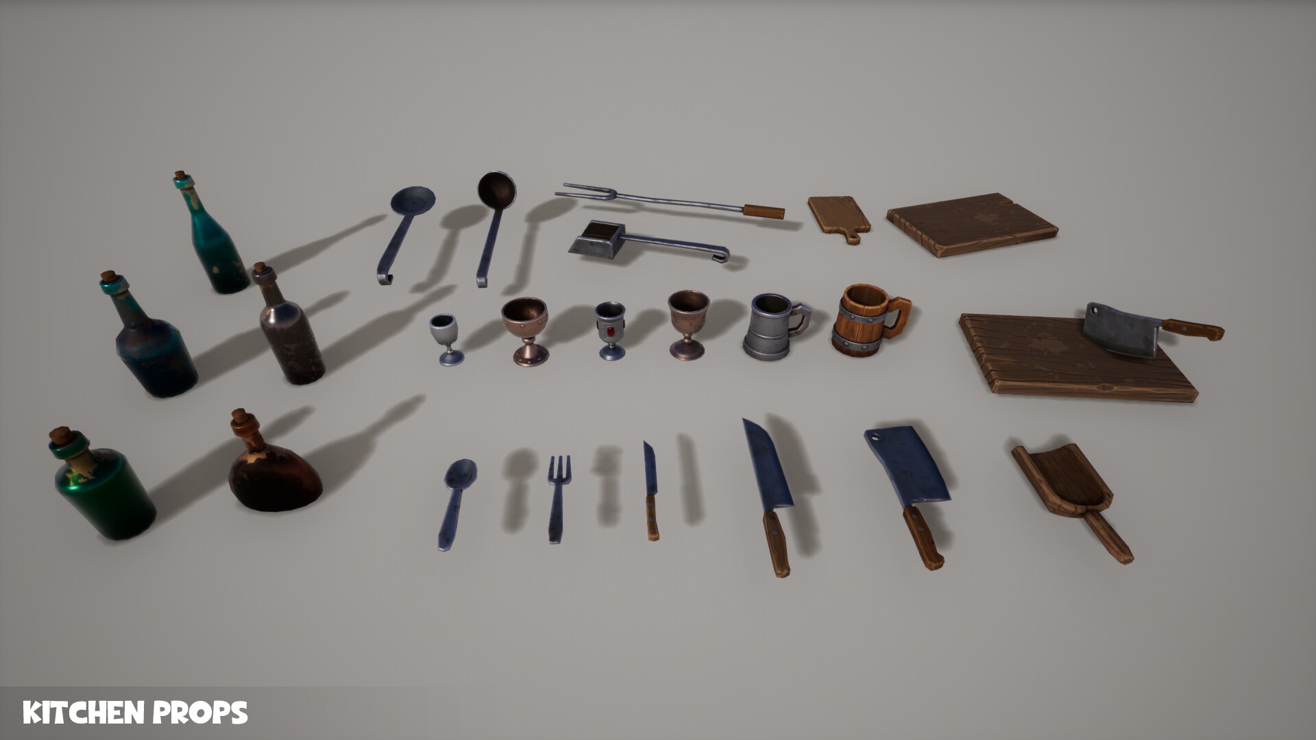 Kitchen Props in Props - UE Marketplace