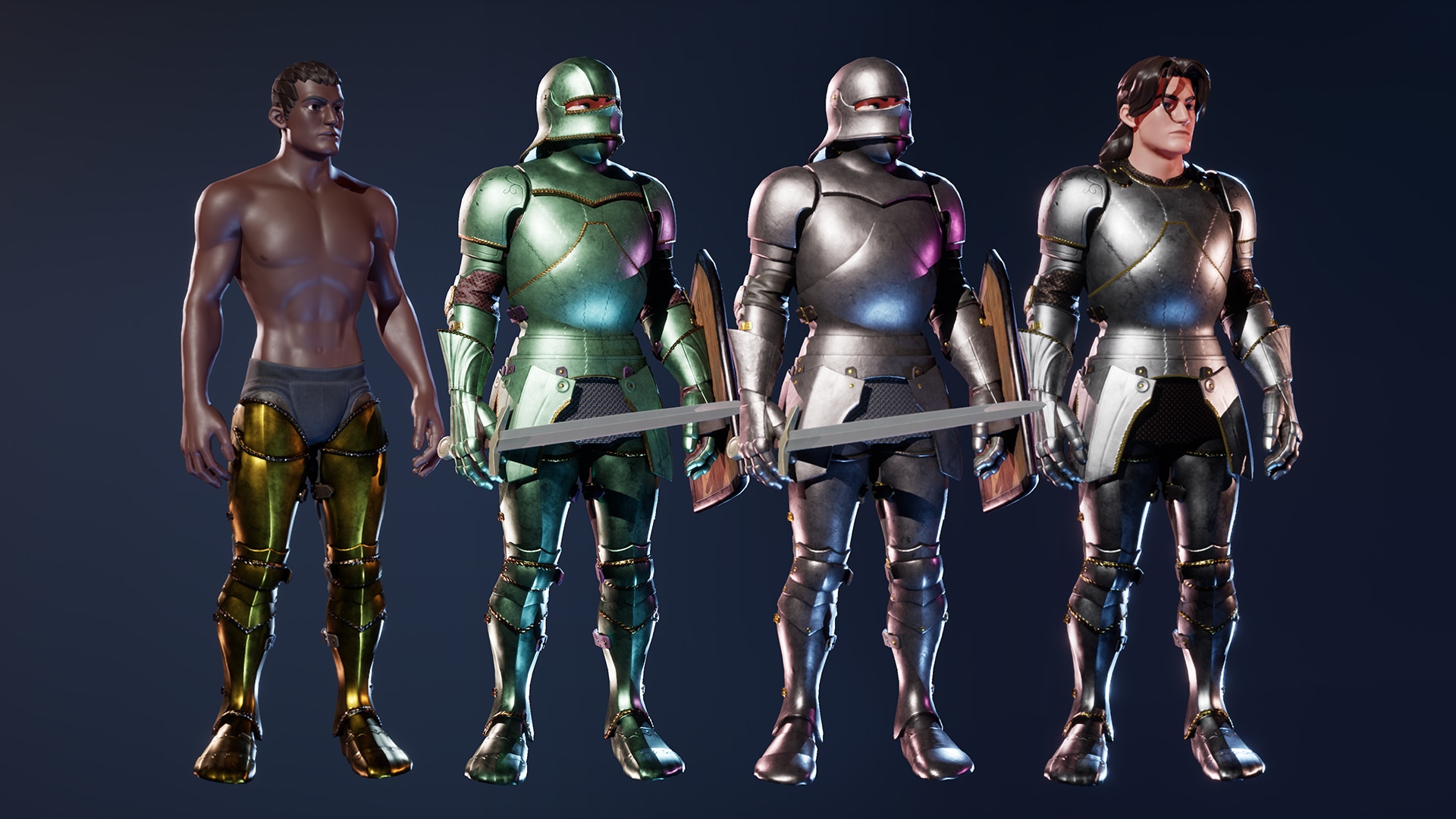 Stylized Knight in Characters - UE Marketplace