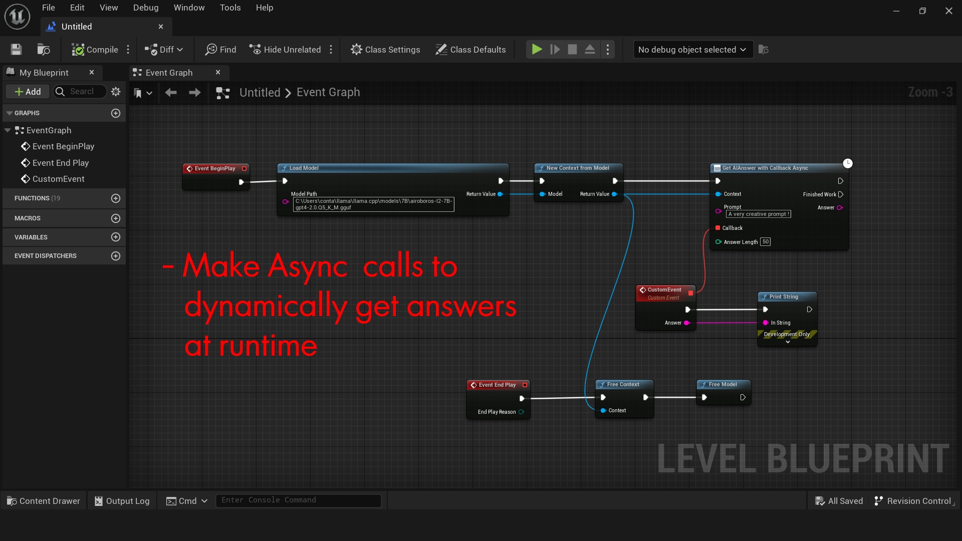 Universal Offline LLM Plugin In Code Plugins UE Marketplace, 02/05/2024