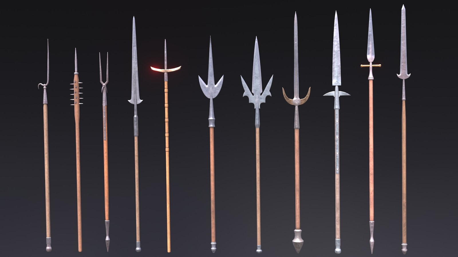 Halberds and spears in Weapons - UE Marketplace