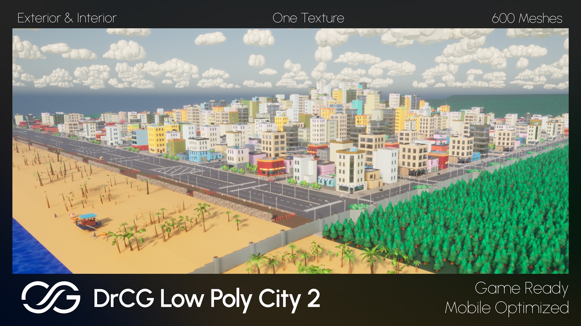 Low Poly City 2.0 Asset Pack with Interior Assets (Modular Stylized ...