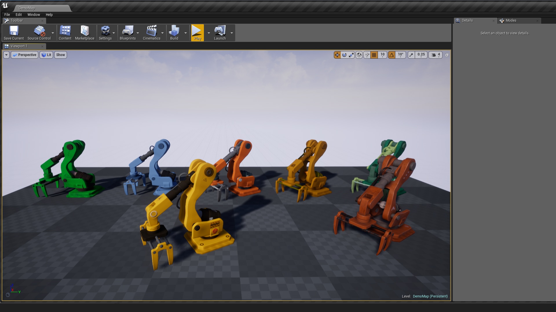Six-Axis Loading-Robot in Blueprints - UE Marketplace