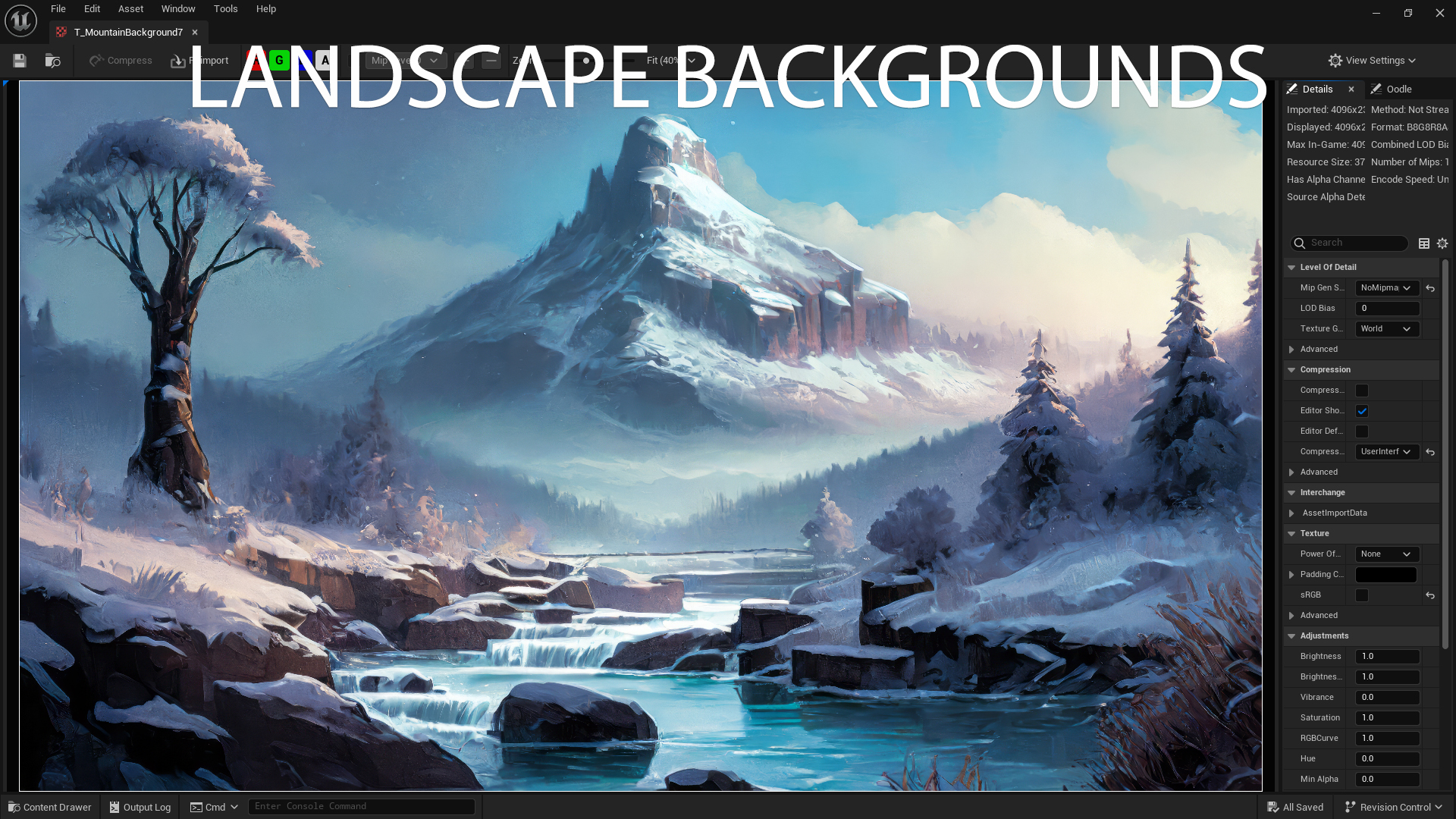 Landscape Backgrounds