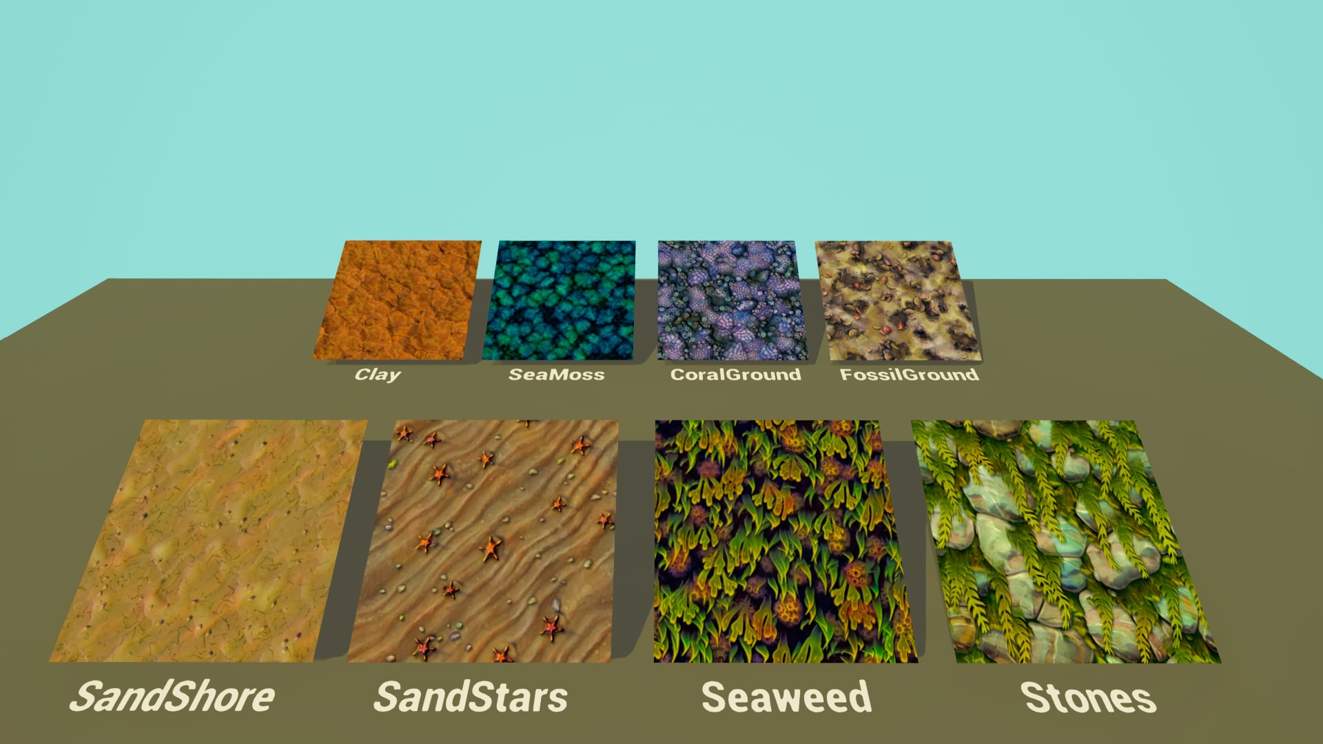 Stylized Fantasy Underwater Materials Pack in Materials - UE Marketplace