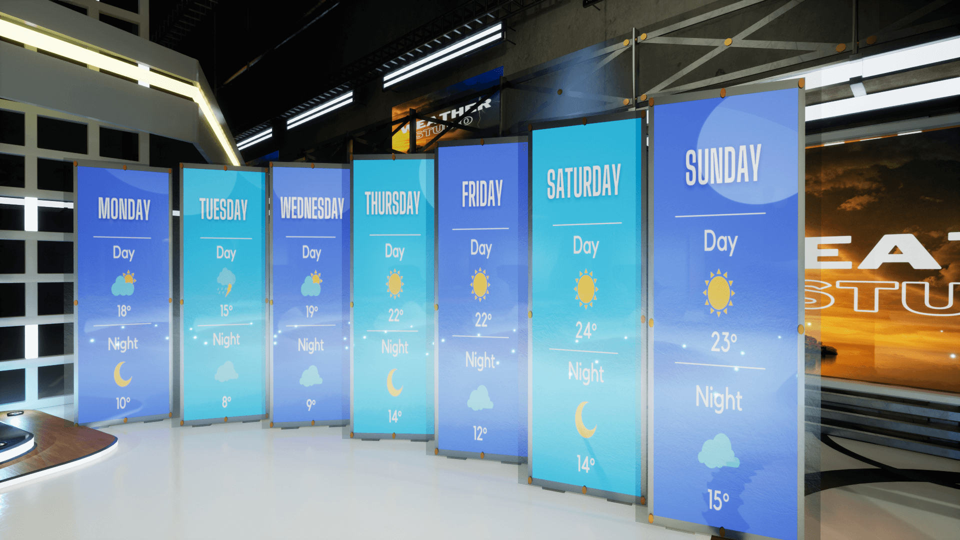LEAKED GAME ASSETS - Weather TV Studio