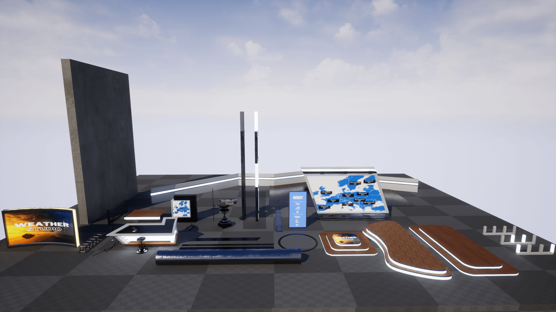 LEAKED GAME ASSETS - Weather TV Studio