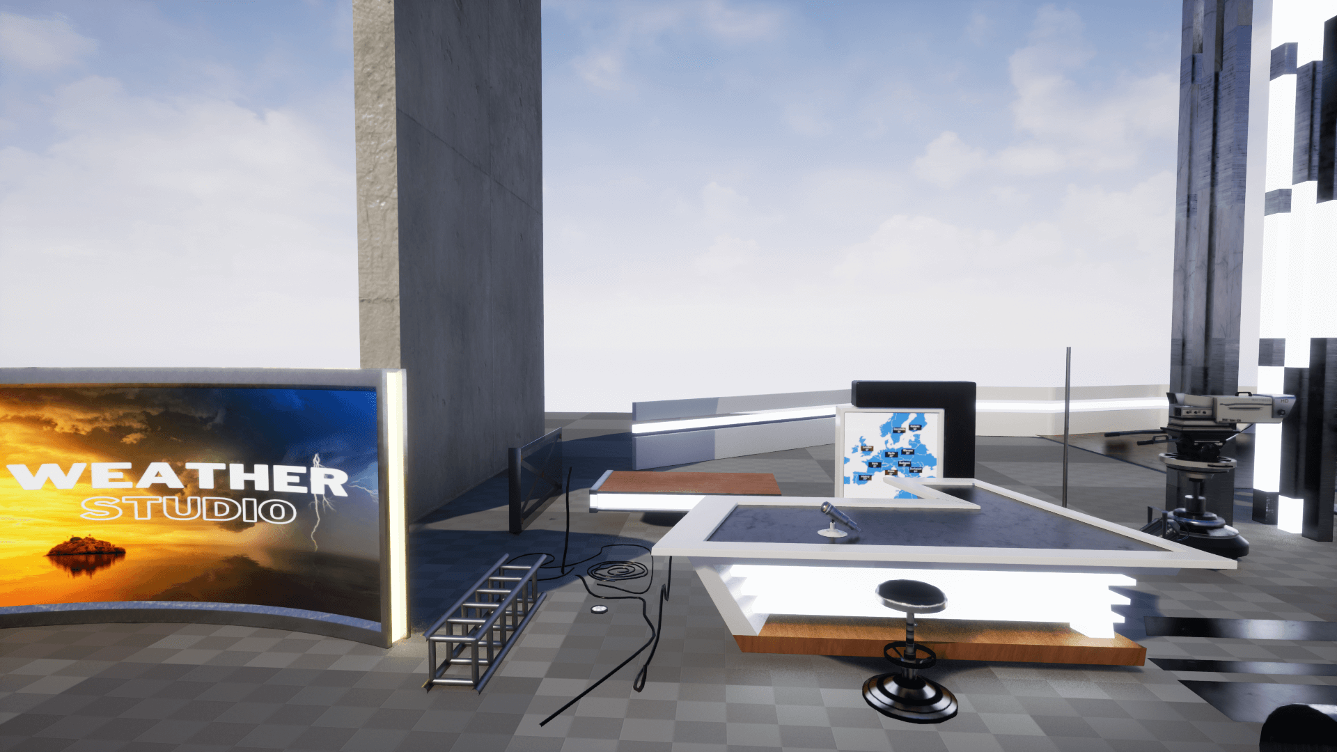 LEAKED GAME ASSETS - Weather TV Studio
