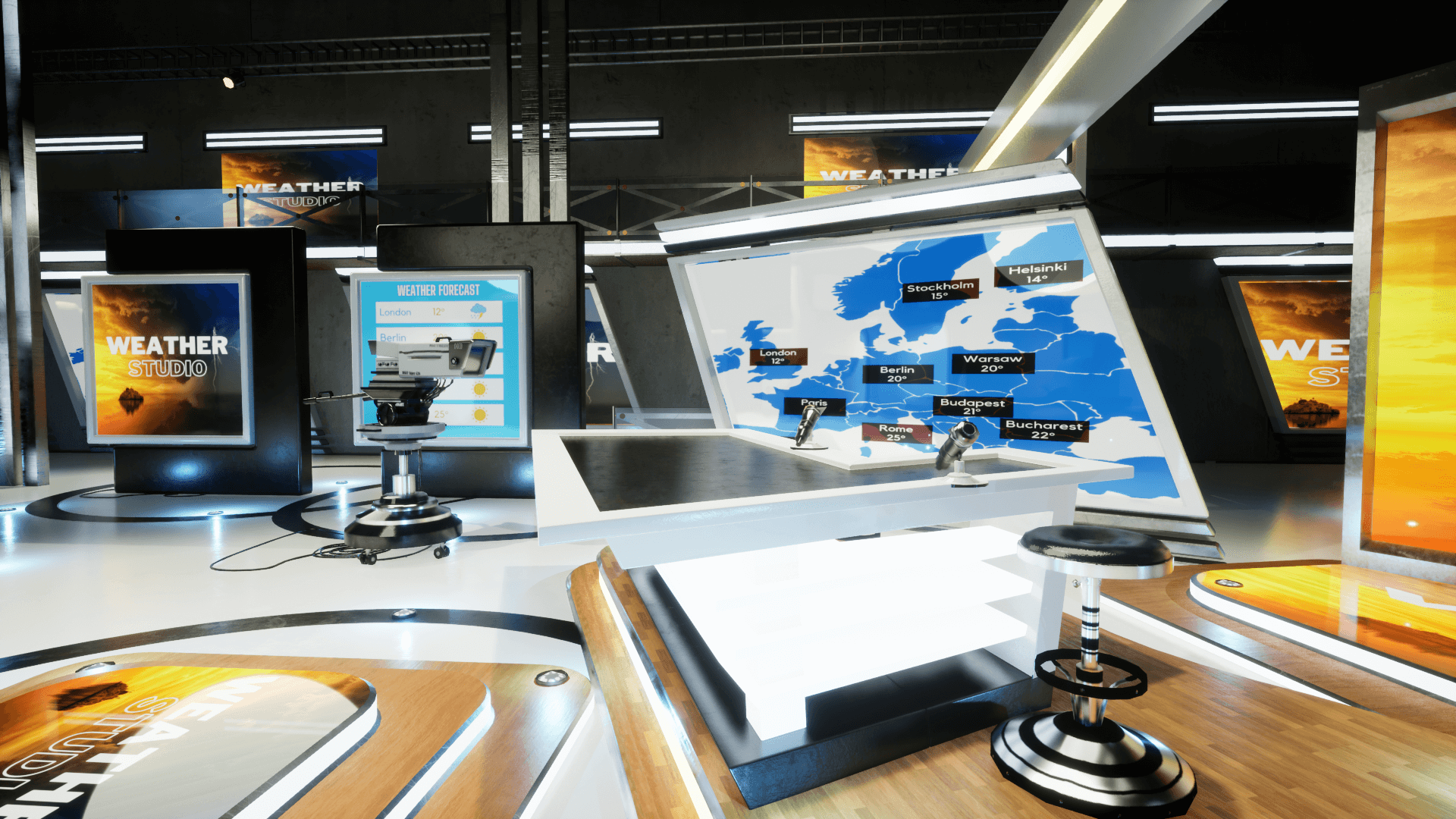 LEAKED GAME ASSETS - Weather TV Studio