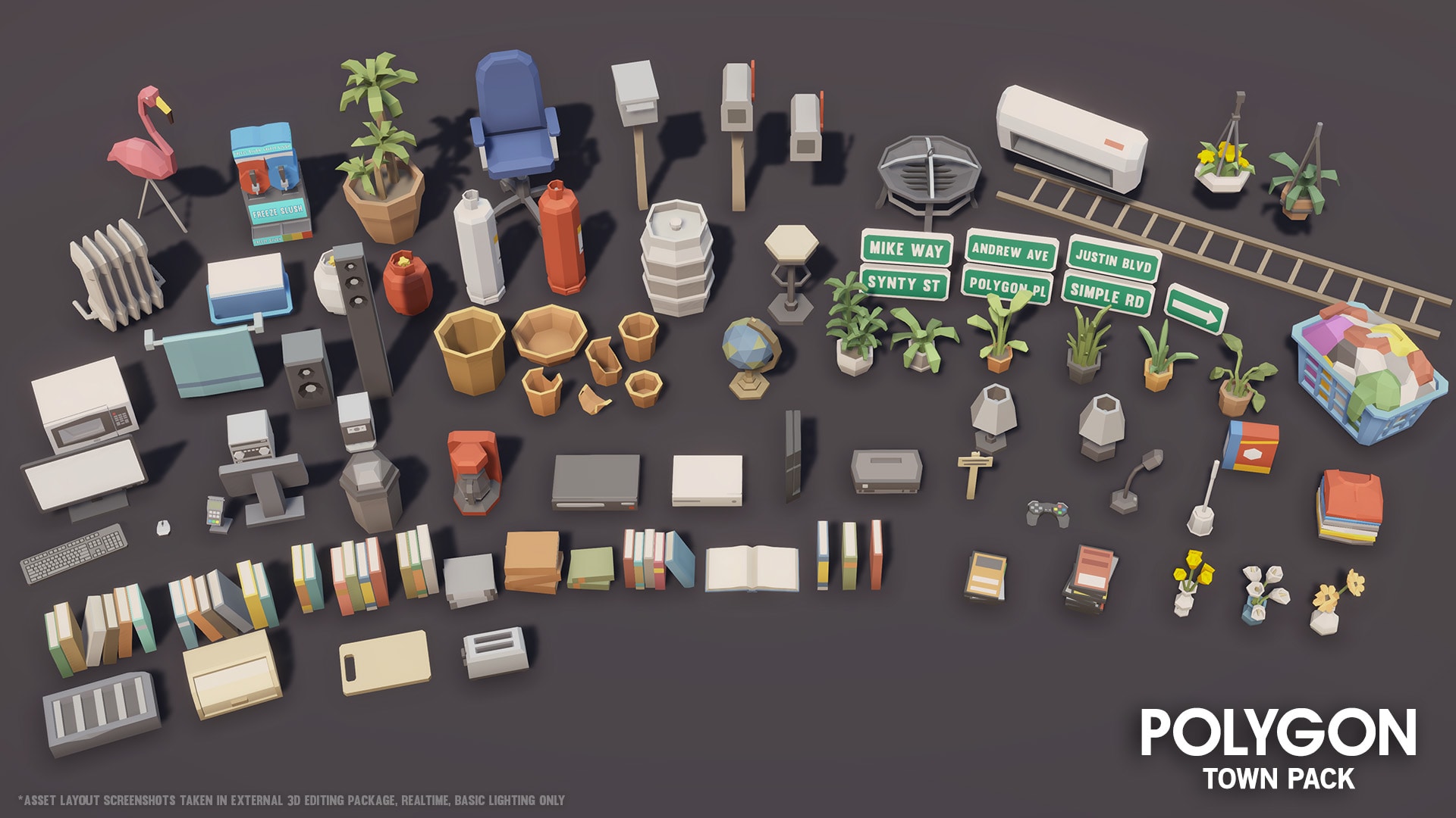 POLYGON - Town Pack in Environments - UE Marketplace