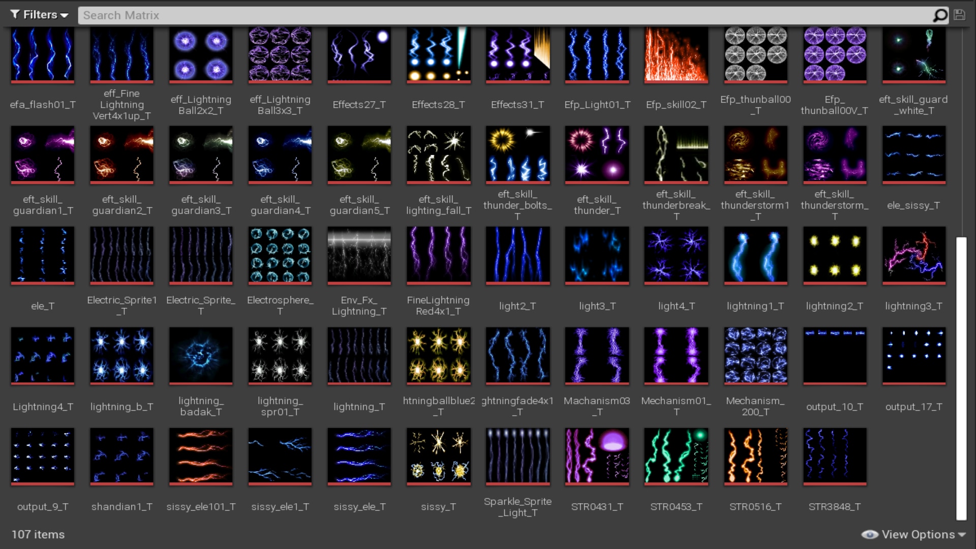 Lightning Texture in 2D Assets - UE Marketplace