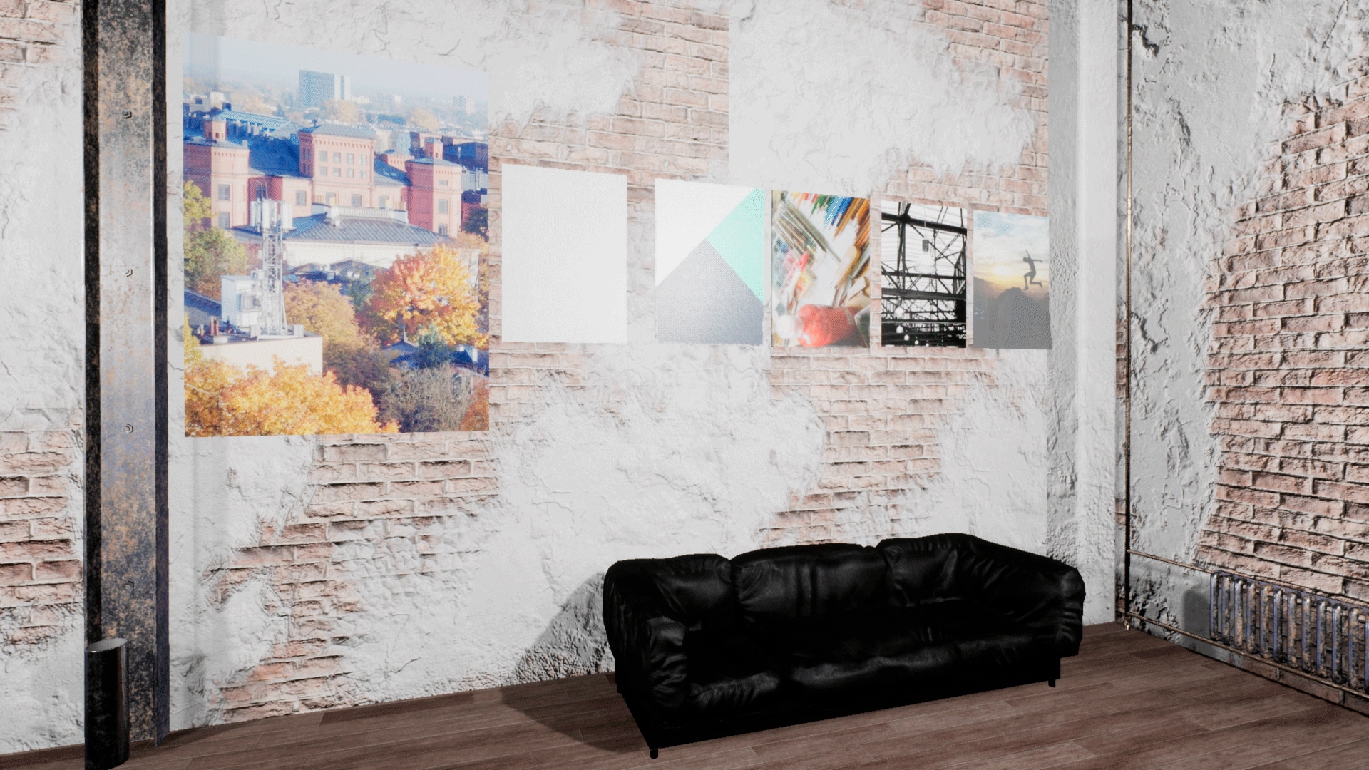 Loft - modular interior, 카테고리 배경 - UE 마켓플레이스