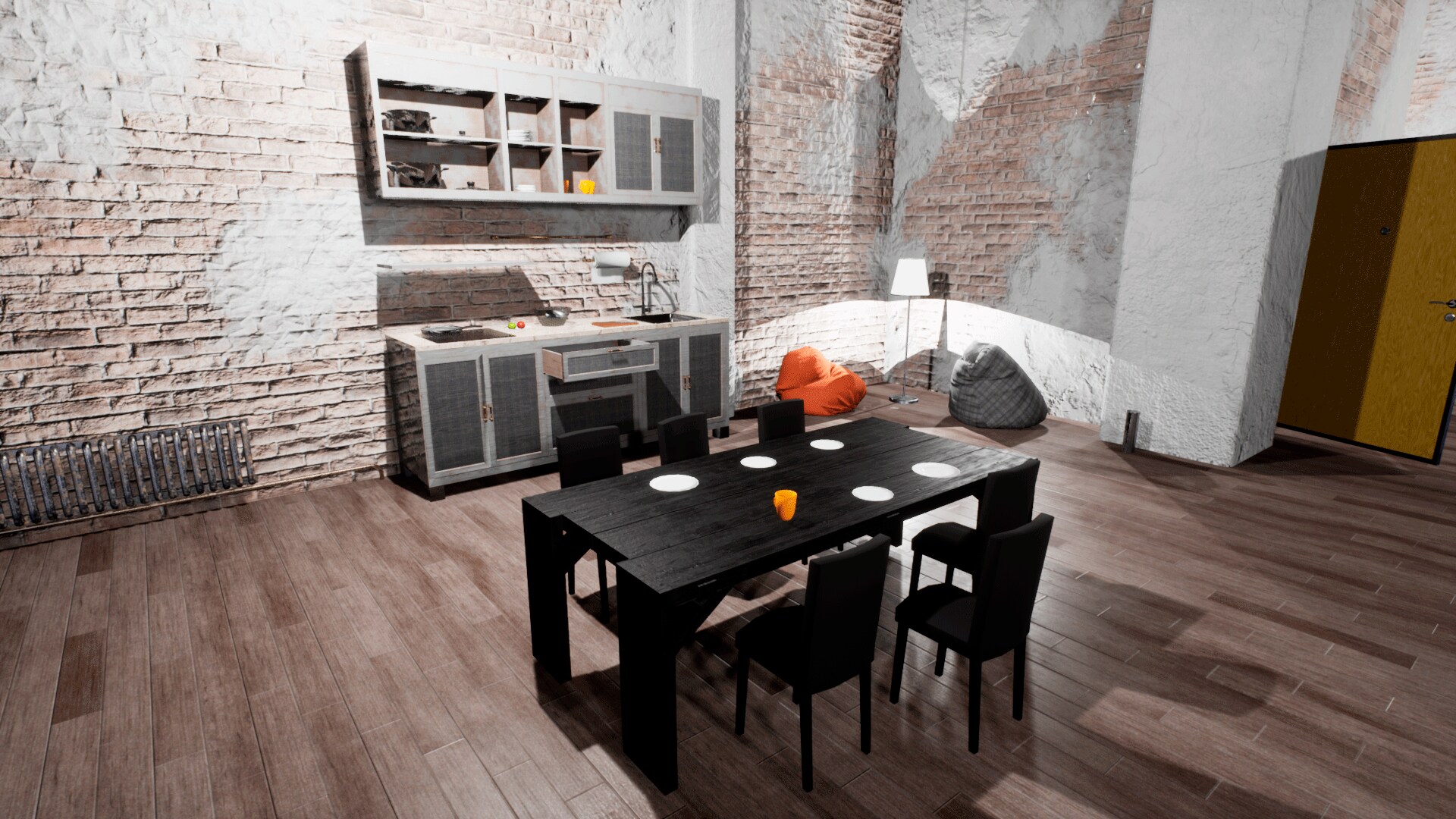 Loft - modular interior, 카테고리 배경 - UE 마켓플레이스