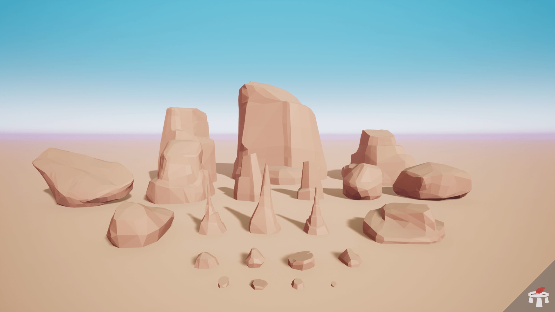 Low Poly Series - Caverns in Environments - UE Marketplace