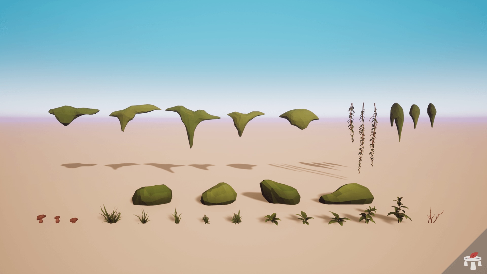 Low Poly Series - Caverns in Environments - UE Marketplace