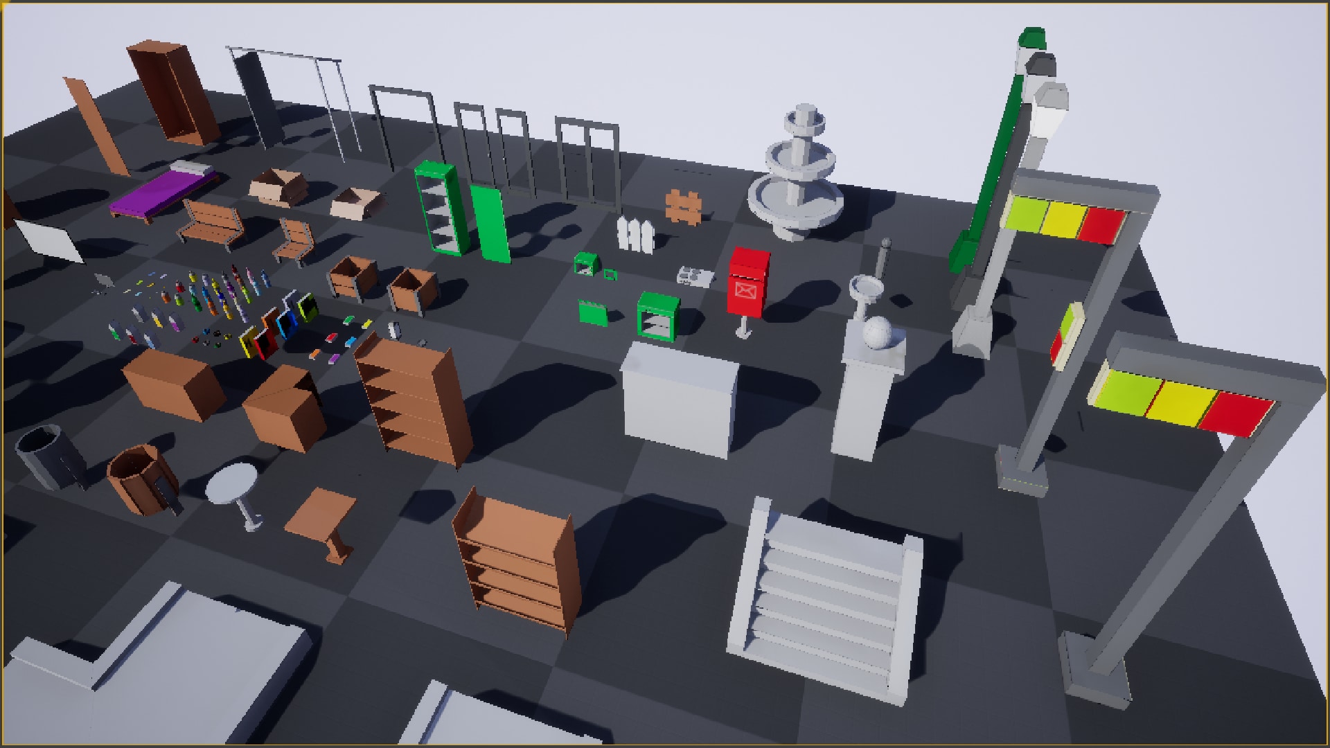 LowPoly Things in Props - UE Marketplace