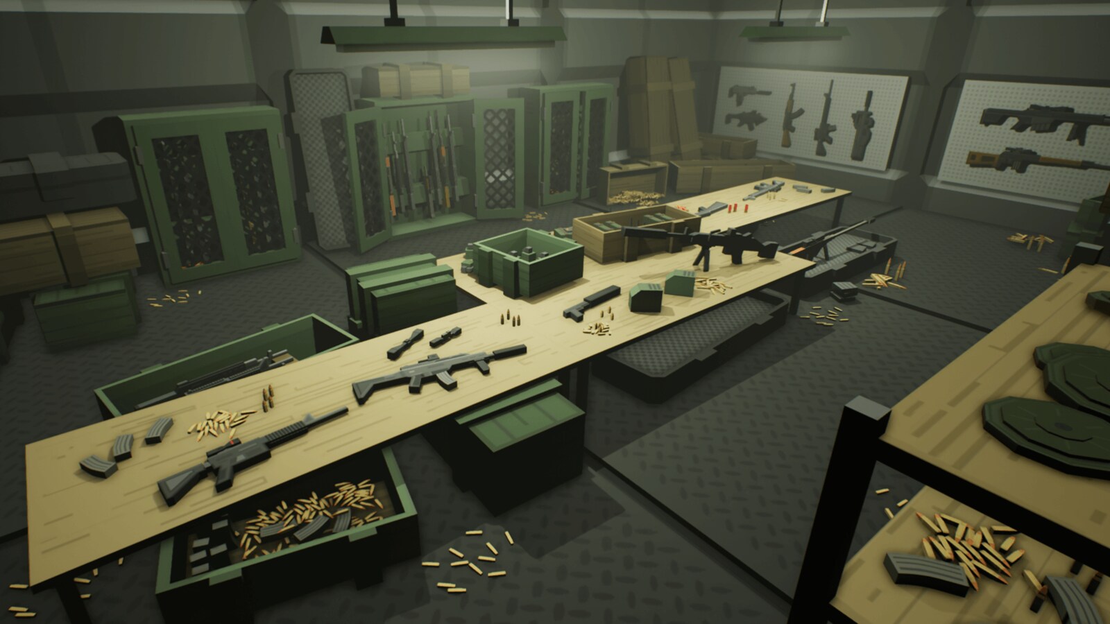 Low Poly Weapons Armory by Nocturnal Arts in Environments - UE4 Marketplace