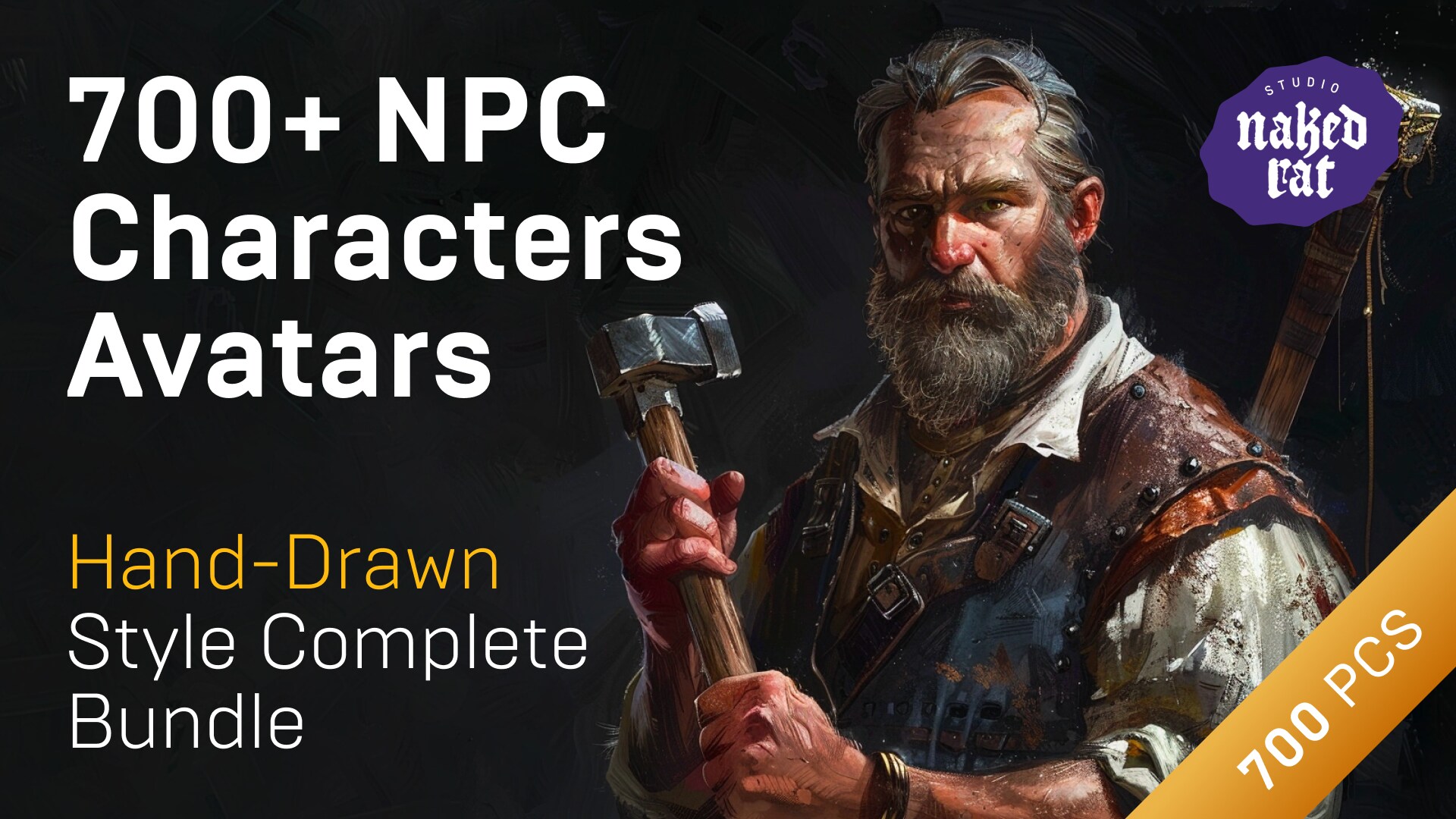 Npc Characters Avatar Portraits People Avatars Icons Set In 2d Assets