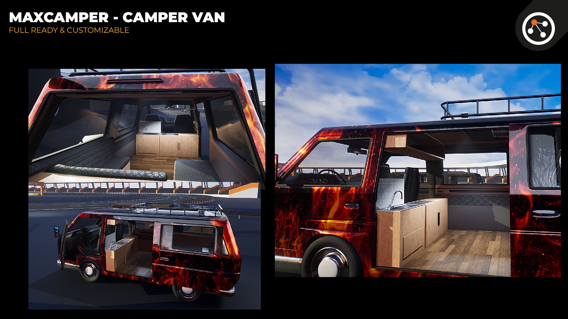 DRIVABLE CAMPER VAN - MAXCAMPER in Blueprints - UE Marketplace