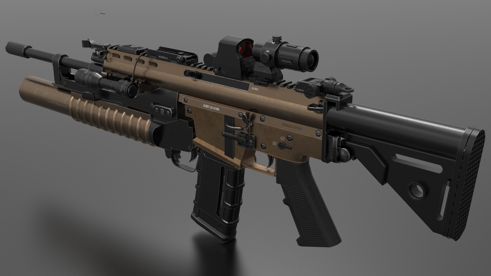MK2 Grenade Launcher in Weapons - UE Marketplace