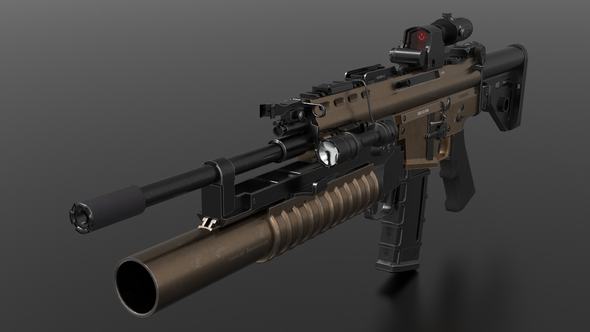 MK2 Grenade Launcher in Weapons - UE Marketplace