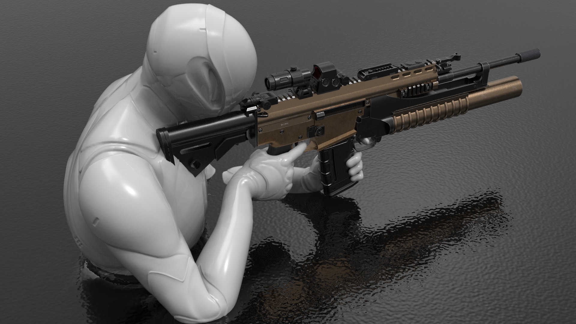 MK2 Grenade Launcher in Weapons - UE Marketplace