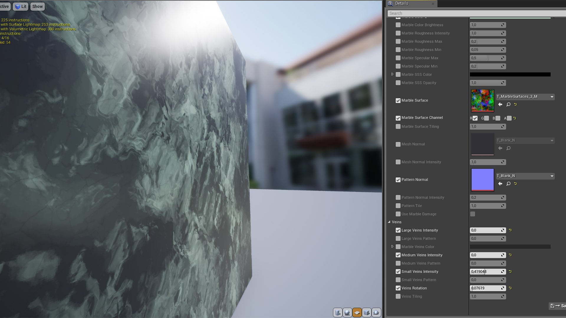 Advanced Marble Material in Materials - UE Marketplace